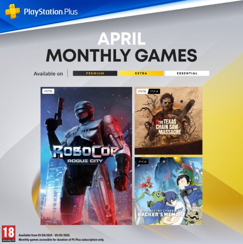 PlayStation Plus April Games Announced - Gamer Social Club