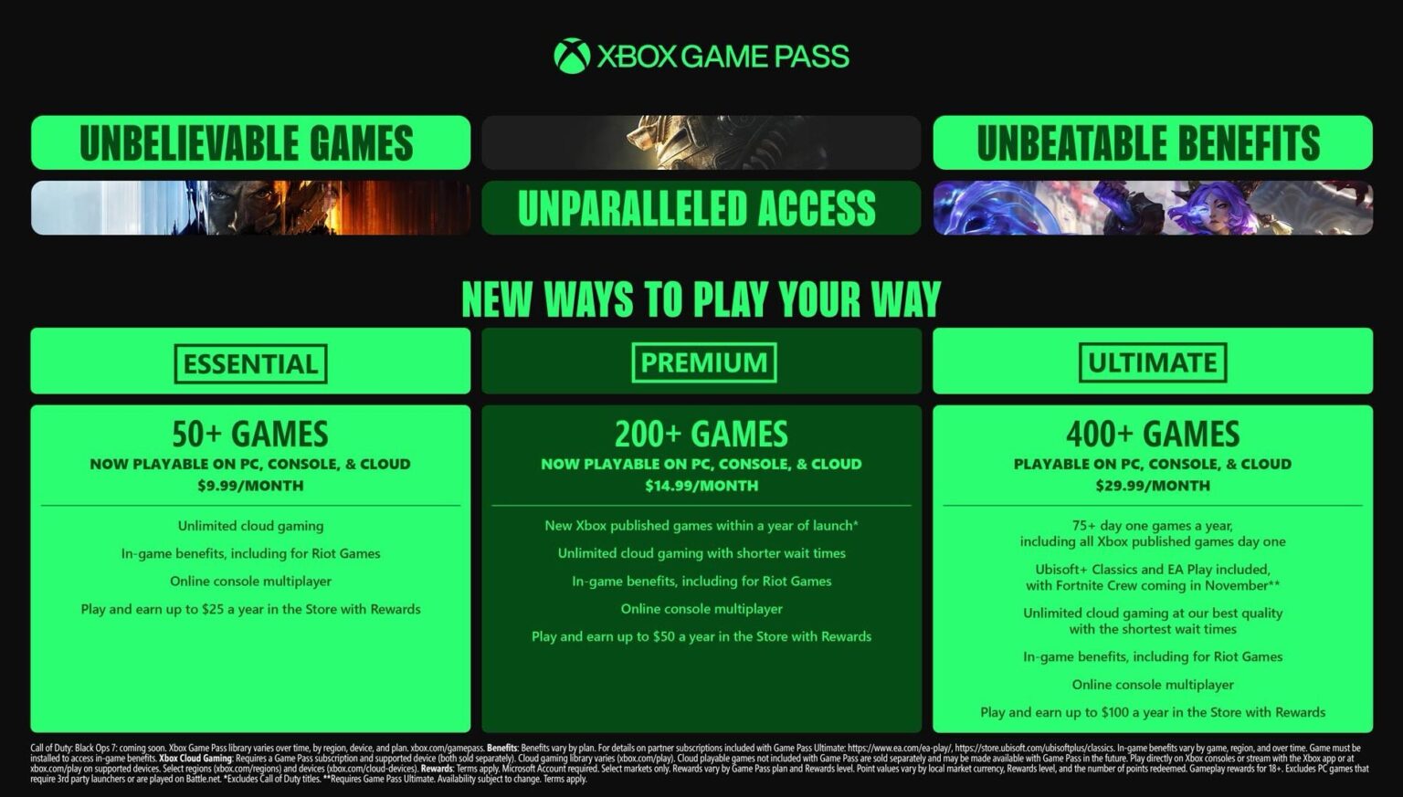 Xbox Game Pass Being Restructured As Ultimate Gets Ubisoft+ Classics ...