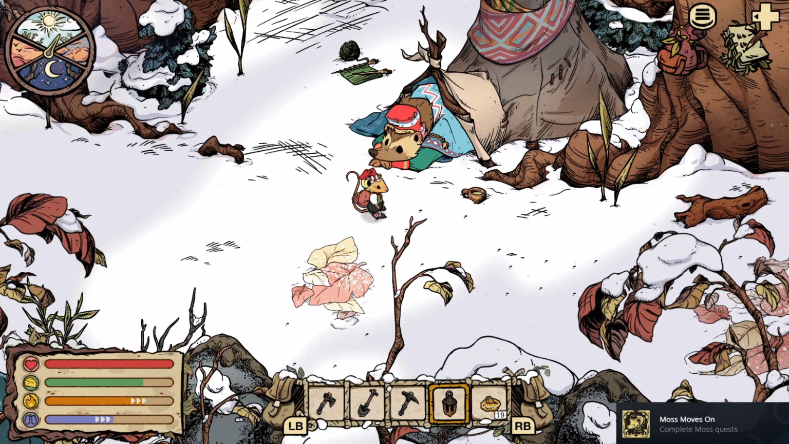 Winter Burrow - Moss Moves On Achievement Guide - Gamer Social Club
