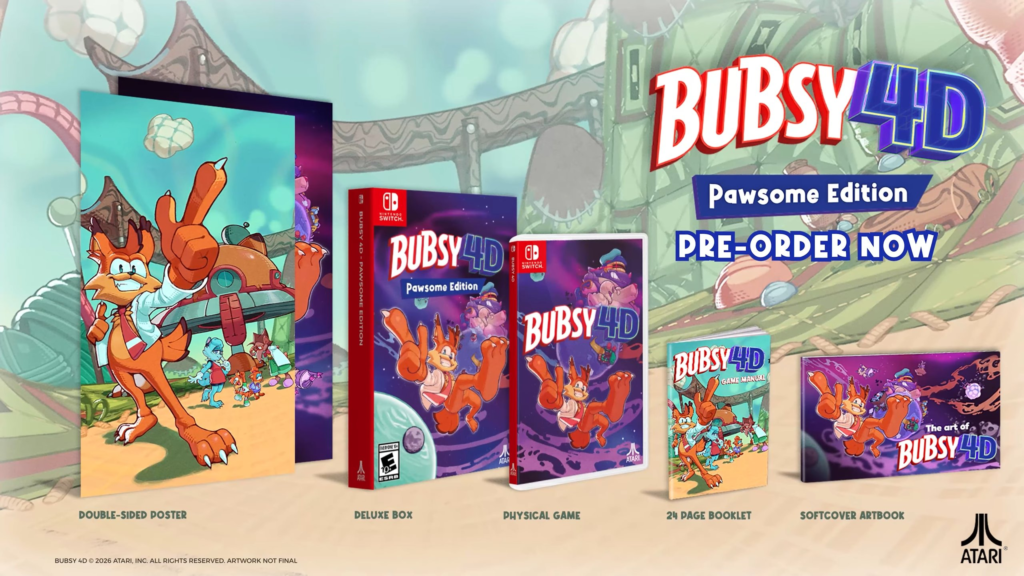 Bubsy 4D Release Date & Collector's Edition Announced - Gamer Social Club