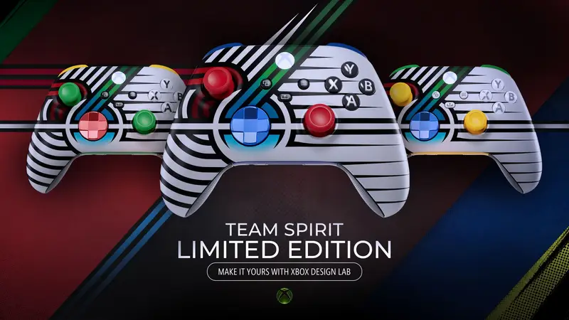 XBOX Adds Team Spirit Limited Edition Controller To XBOX Deisgn Labs ...